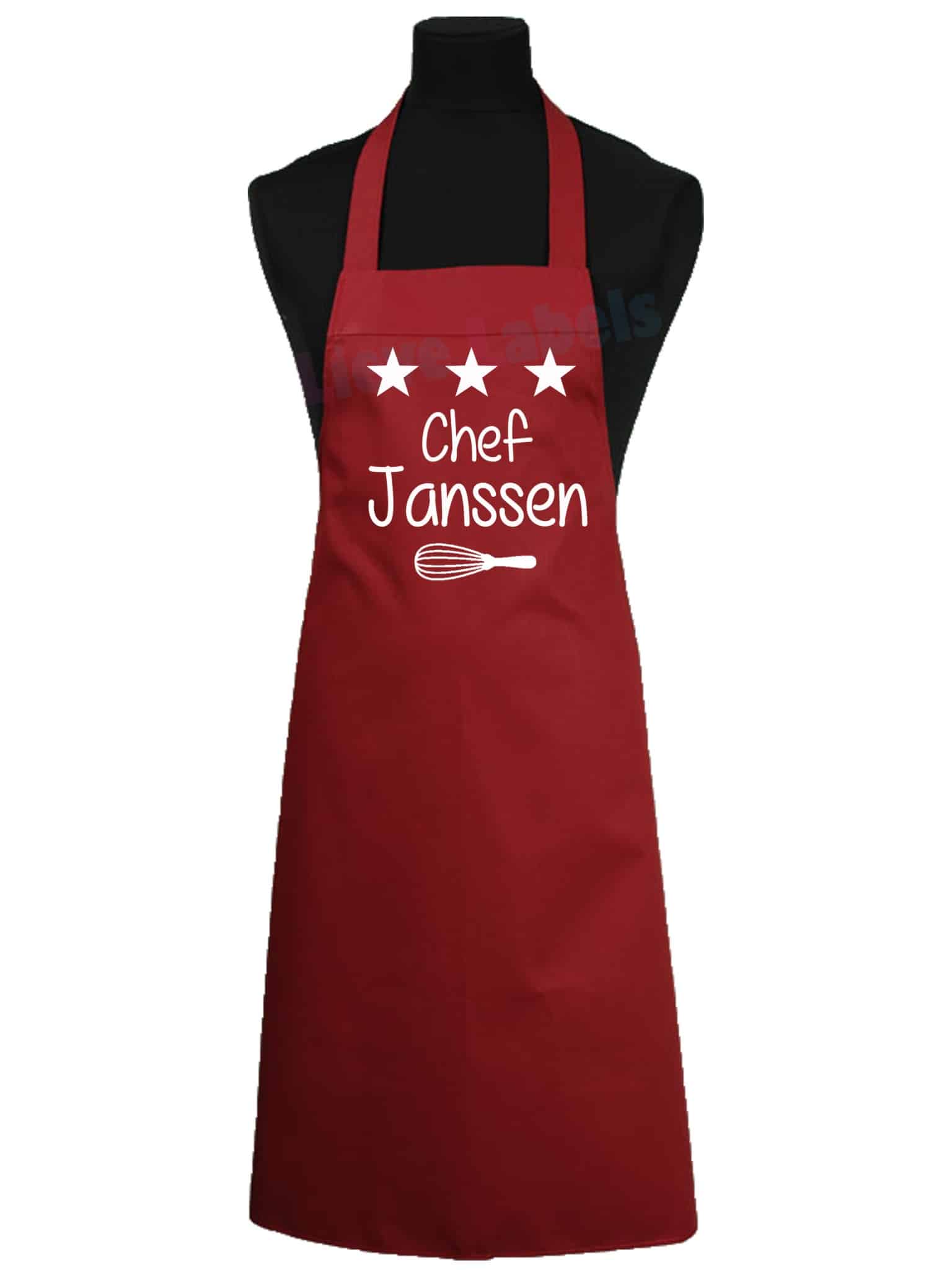 Kookschort - Chef - Lieve Labels.nl